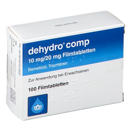 dehydro® comp 10 mg/20 mg 100 St mit dem E-Rezept kaufen - Shop Apotheke