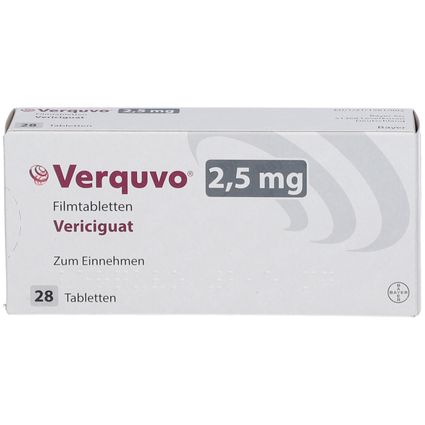 Verquvo® 2,5 mg 1x28 St mit dem E-Rezept kaufen - Shop Apotheke