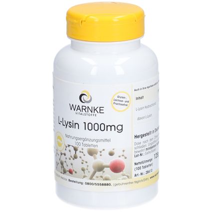 L-Lysin 1000mg 100 St - Shop Apotheke