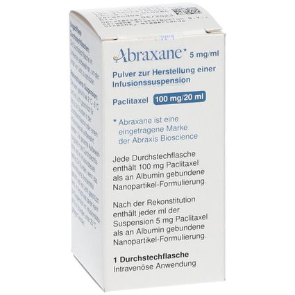 Abraxane 5 mg/ml 100 mg 100 mg mit dem E-Rezept kaufen - Shop Apotheke