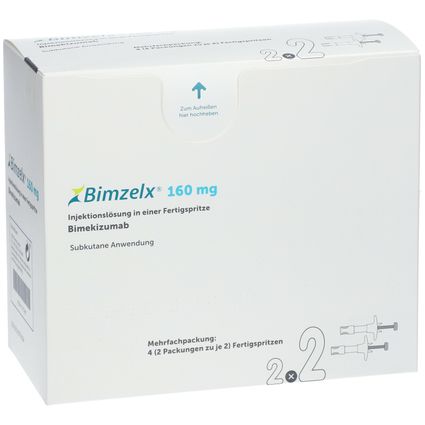 BIMZELX 160 mg Injektionslösung in Fertigspritze 2x2 St mit dem E ...