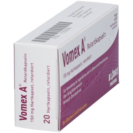 Vomex A® 150 mg 20 St - Shop Apotheke
