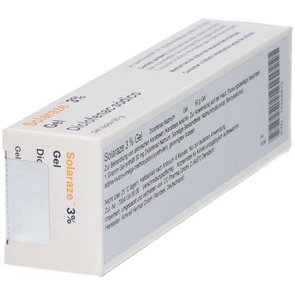 SOLARAZE 3% Gel 50 g mit dem E-Rezept kaufen - Shop Apotheke
