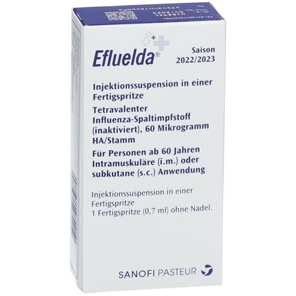 EFLUELDA 2022/2023 Inj.-Susp.i.e.Fertigspr.o.Kan. 1 St mit dem E-Rezept ...