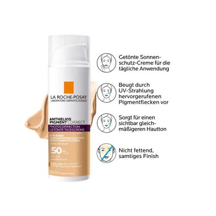 La Roche Posay Anthelios Pigment Correct LSF 50+ 50 ml - Shop Apotheke