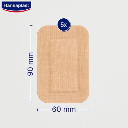 Hansaplast Flexible Wundverband für größere Wunden 6 x 9,5 cm 5 St ...