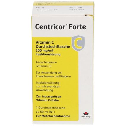 Centricor Forte Vitamin C 50 ml Durchstechflasche 200 mg/ml ...