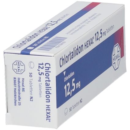CHLORTALIDON HEXAL 12,5 mg Tabletten 50 St mit dem E-Rezept kaufen ...