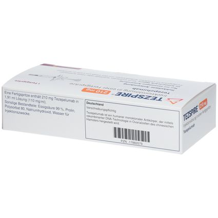 TEZSPIRE 210 mg Injektionslösung i.e.Fertigspr. 1 St mit dem E-Rezept ...