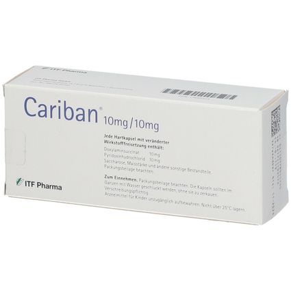 CARIBAN 10 mg/10 mg Hartk.m.veränd.Wirkst.-Frs. 48 St mit dem E-Rezept ...