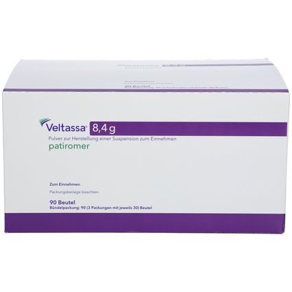VELTASSA 8,4 g Pulver z.Herstell.e.Susp.z.Einn. 3x30 St mit dem E ...