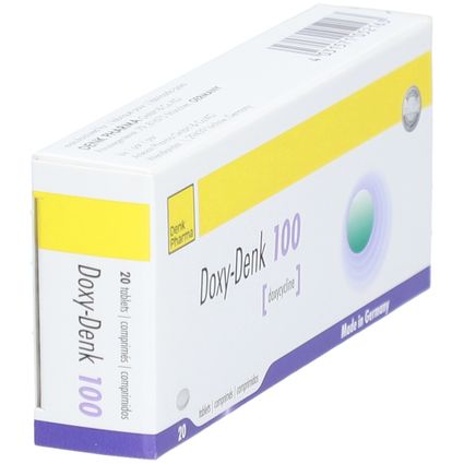 DOXY-Denk 100 mg Tabletten CMR 20 St mit dem E-Rezept kaufen - Shop ...