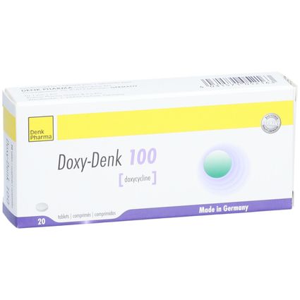 DOXY-Denk 100 mg Tabletten CMR 20 St mit dem E-Rezept kaufen - Shop ...