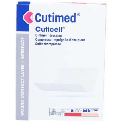 Cutimed® Cuticell® 7,5 cm x 7,5 cm 10 St - Shop Apotheke