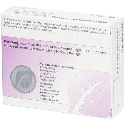 Bionorica® Agnucaston® 20 mg 30 St - Shop Apotheke
