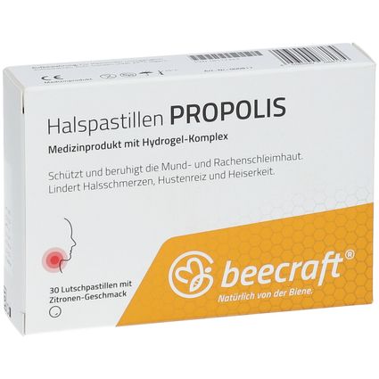 beecraft® Halspastillen PROPOLIS 30 St - Shop Apotheke