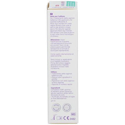 Multi-Gyn ActiGel 2IN1 – Vaginalgel zur schnellen Behandlung von bakterieller Vaginose 50 ml ...