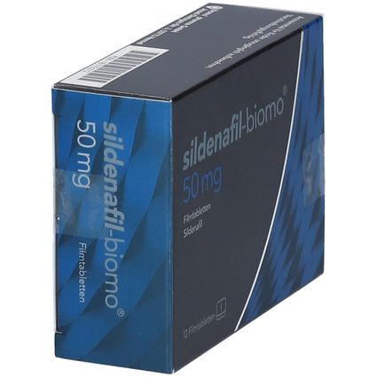 SILDENAFIL-biomo 50 mg Filmtabletten 12 St mit dem E-Rezept kaufen - Shop Apotheke