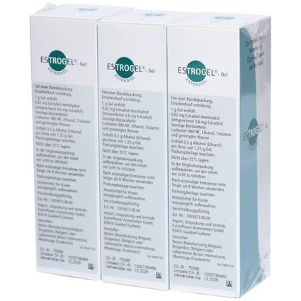 ESTROGEL 3x80 g mit dem E-Rezept kaufen - Shop Apotheke
