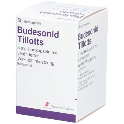 BUDESONID Tillotts 3 mg Hartk.m.verä.Wst.-Frs. 50 St mit dem E-Rezept ...