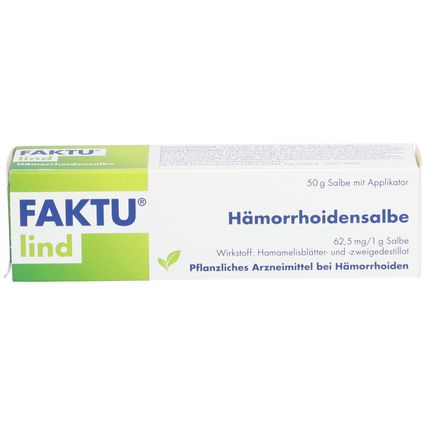 FAKTU lind Hämorrhoidensalbe 50 g - Shop Apotheke