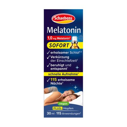 Schaebens Melatonin SOFORT-SPRAY Duo-Komplex 30 ml - Shop Apotheke