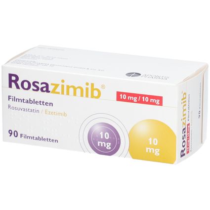ROSAZIMIB 10 mg/10 mg Filmtabletten 90 St mit dem E-Rezept kaufen ...