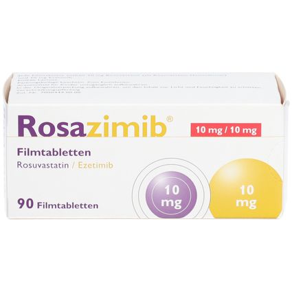 ROSAZIMIB 10 mg/10 mg Filmtabletten 90 St mit dem E-Rezept kaufen ...