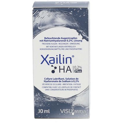 Xailin HA® 0,2 % Plus Augentropfen 10 ml - Shop Apotheke
