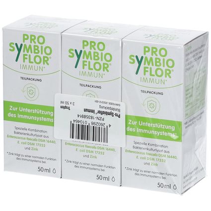 PRO-SYMBIOFLOR® Immun mit Bakterienkulturen & Zink 3x50 ml - Shop Apotheke