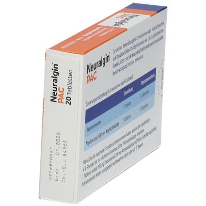 Neuralgin® PAC 20 St - Shop Apotheke