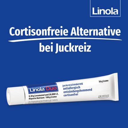 Linola® Duo - Cortisonfreie Creme gegen Juckreiz bei Neurodermitis und ...