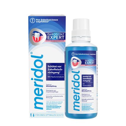 meridol Parodont Expert Mundspülung bei Parodontitis und ...