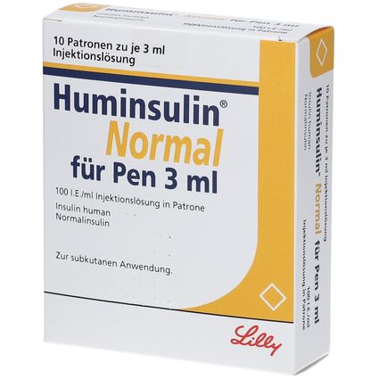Huminsulin Normal 10x3 ml mit dem E-Rezept kaufen - Shop Apotheke