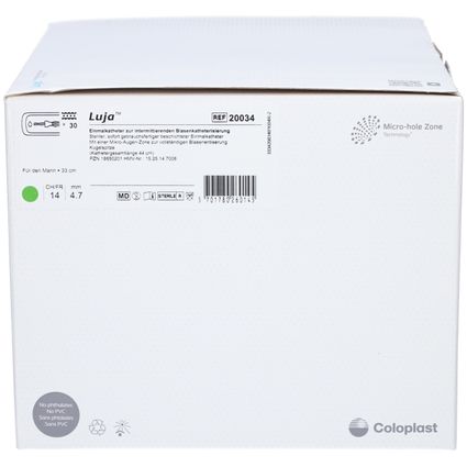 Coloplast Luja™ Einmalkatheter Mann Ch 14 30 St - Shop Apotheke