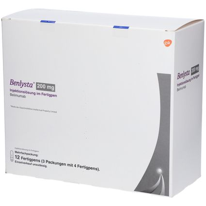 BENLYSTA 200 mg Injektionslösung i.e.Fertigpen 3x4 St mit dem E-Rezept ...