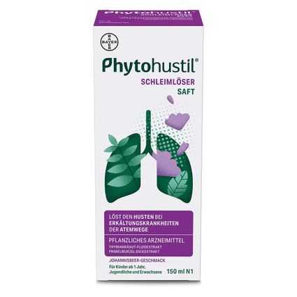 Pflanzlicher Hustensaft Schleimlosend