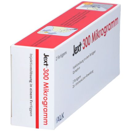 JEXT 300 Mikrogramm Inj.-Lsg.in einem Fertigpen 2 St mit dem E-Rezept ...