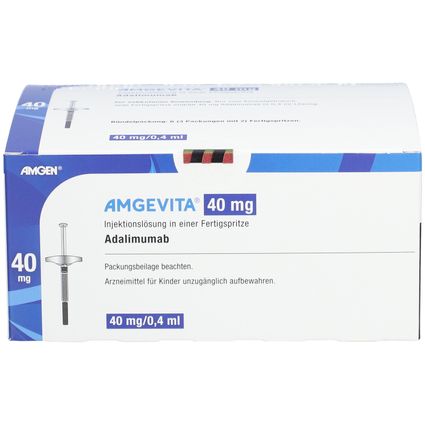 AMGEVITA 40 mg/0,4 ml Inj.-Lösung i.e.Fertigspr. 6 St mit dem E-Rezept kaufen - Shop Apotheke