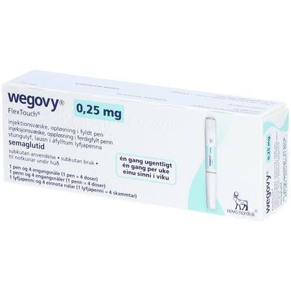 WEGOVY 0,25 mg FlexTouch Injektionslsg.Fertigpen 1x1,5 ml mit dem E-Rezept kaufen - Shop Apotheke