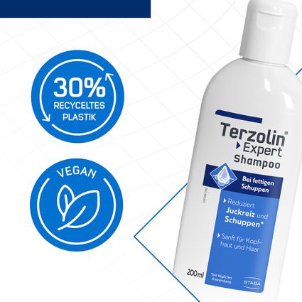 Terzolin® Expert Schuppen-Shampoo bei fettiger Kopfhaut, Juckreiz und ...