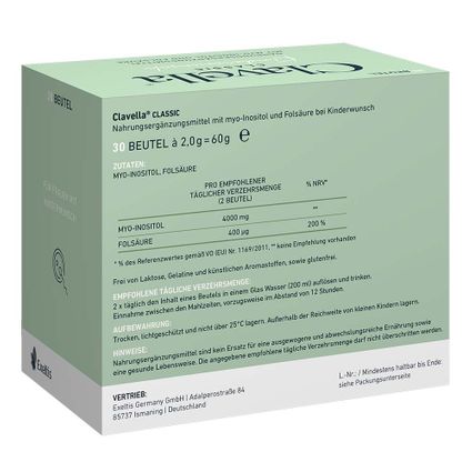 Clavella Classic mit myo-Inositol– zur Regulation des Monatszyklus und ...