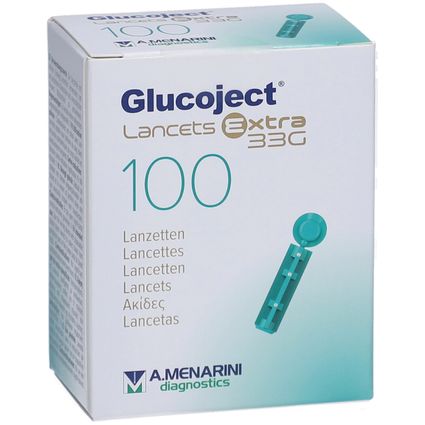 Glucoject® Lanzetten Extra 33G 100 St - Shop Apotheke