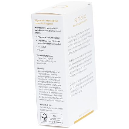 sanhelios® Silymarine® Leberschutz 60 St - Shop Apotheke