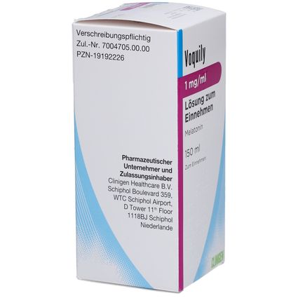 VOQUILY 1 mg/ml Lösung zum Einnehmen 150 ml mit dem E-Rezept kaufen ...