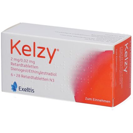 KELZY 2 mg/0,02 mg Retardtabletten 168 St mit dem E-Rezept kaufen ...