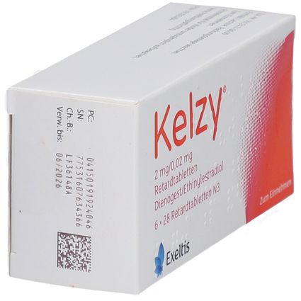 KELZY 2 mg/0,02 mg Retardtabletten 168 St mit dem E-Rezept kaufen ...