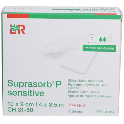 Suprasorb® P sensitive non-border Silikon-Schaumverband 10 x 9 cm 10 St ...