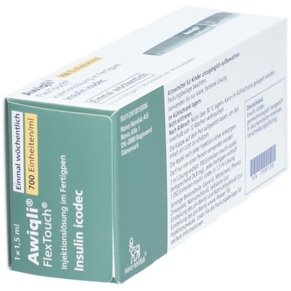 AWIQLI 700 E/ml Inj.-Lsg.Fertigpen 1050 E/+14 Nad. 1x1,5 ml mit dem E ...