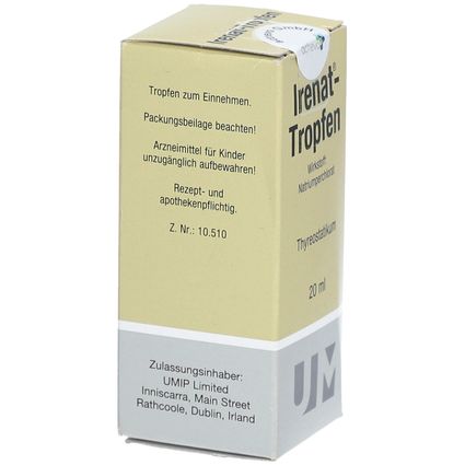 IRENAT Tropfen Österreich (AT) 1 ml = 21 Tropfen 20 ml mit dem E-Rezept ...